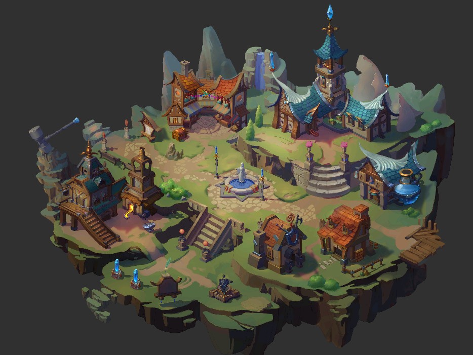 魔法村落_DZZx-站酷ZCOOL