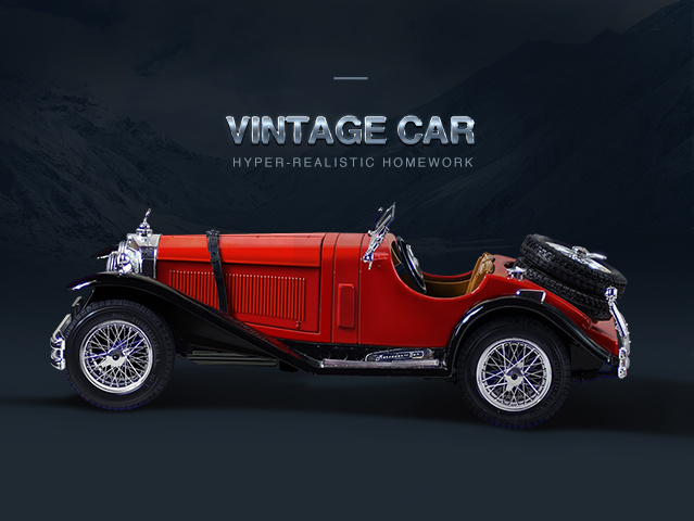 VINTAGE CAR _小米_GiMi-站酷ZCOOL