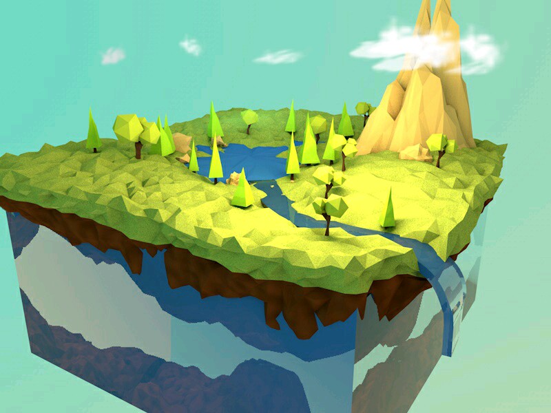 Low poly _云贝叁-站酷ZCOOL