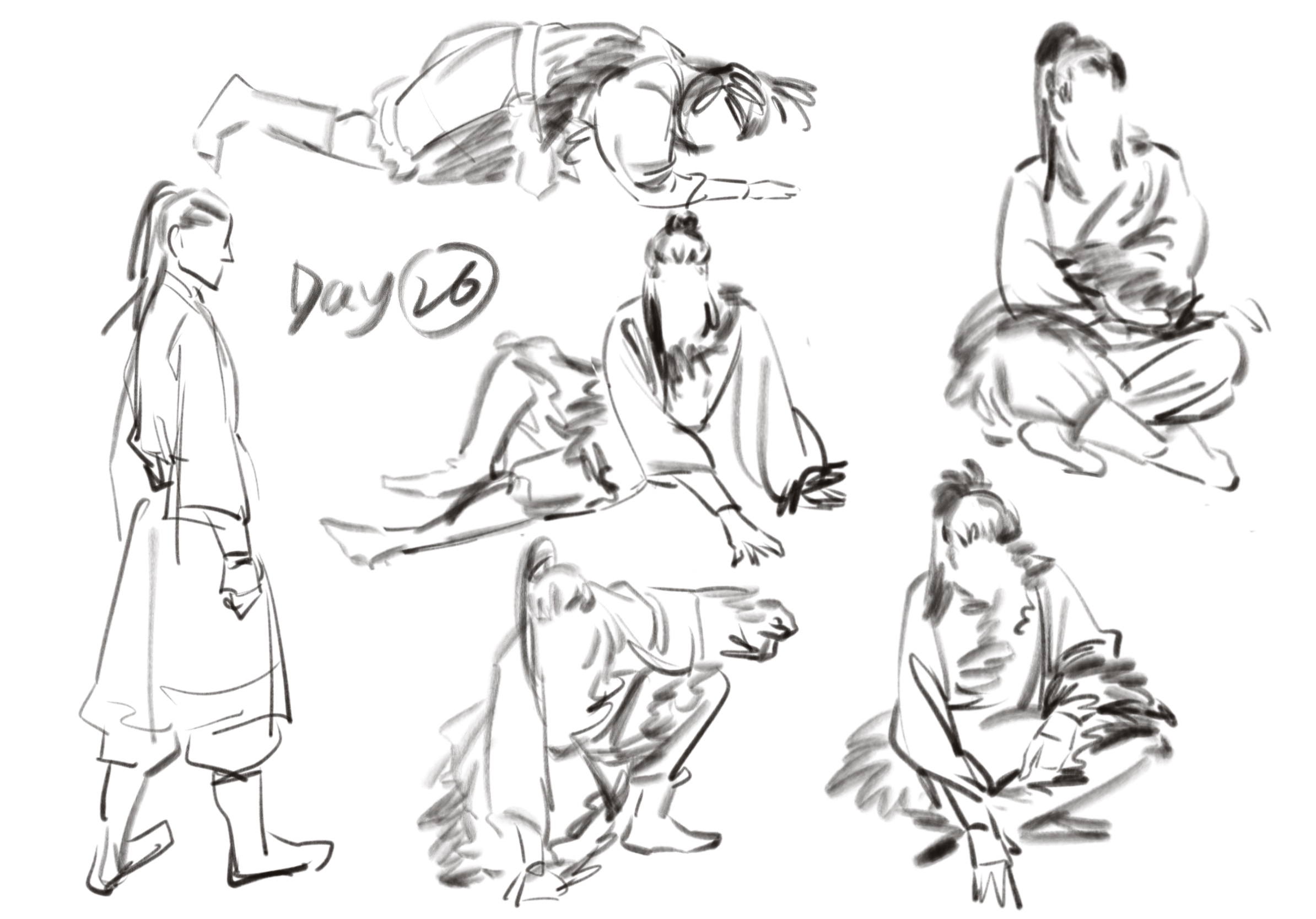 #速写60天挑战赛# day26@速写班长 _阿北北ouo-站酷ZCOOL