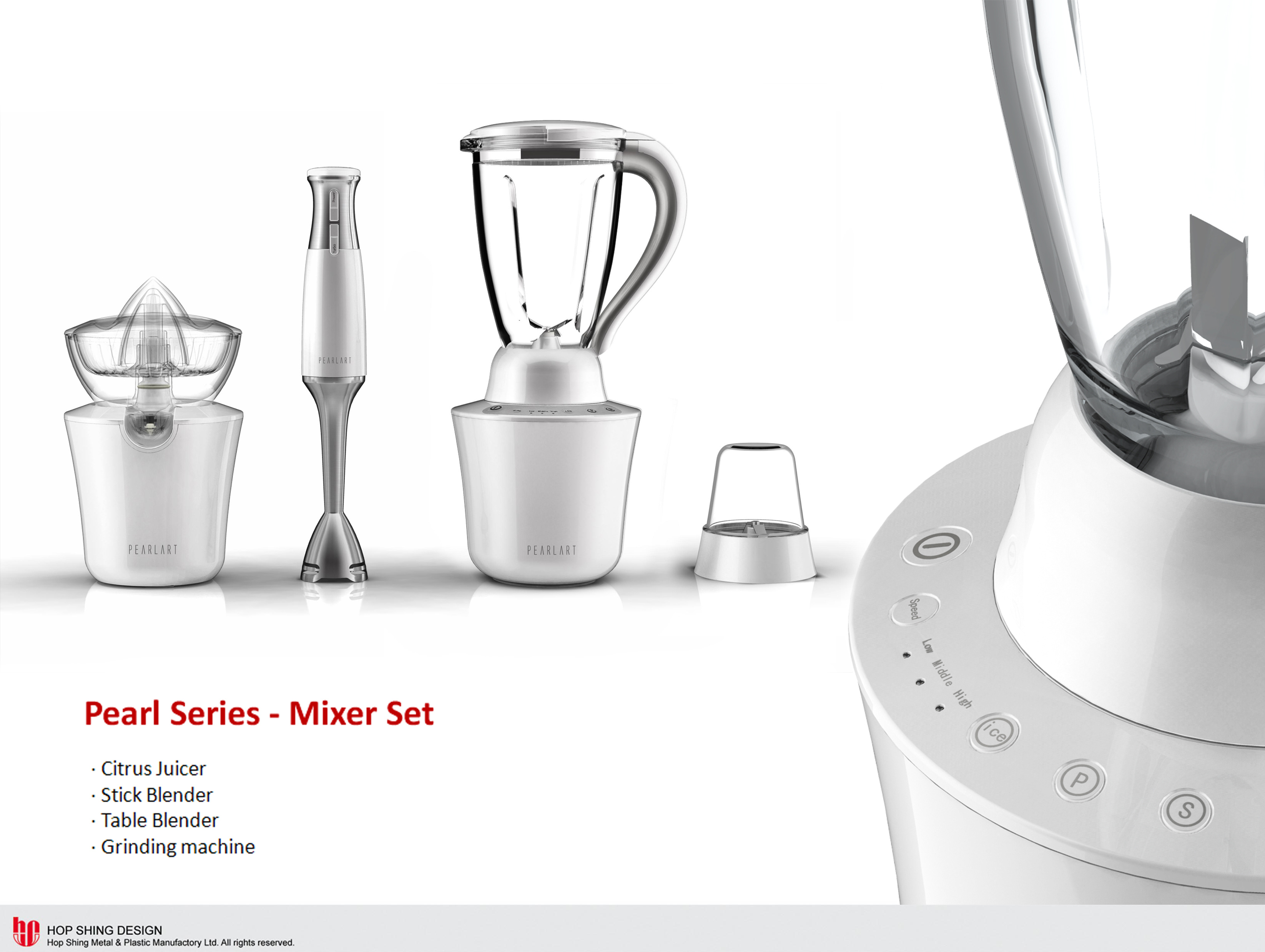 Pearl Series-Mixer Set_feikong-站酷ZCOOL