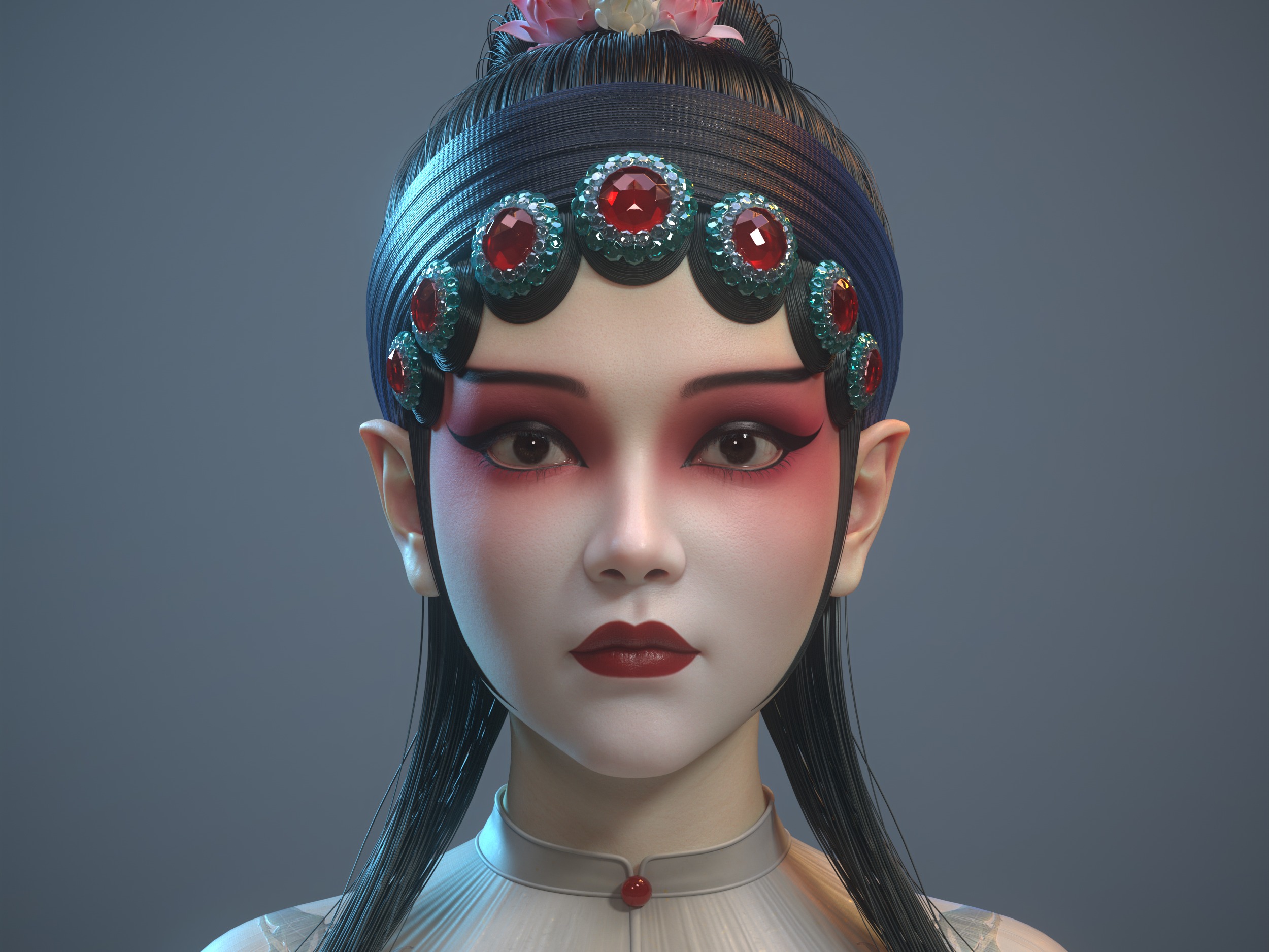 半装青衣_橙皮豆-站酷ZCOOL