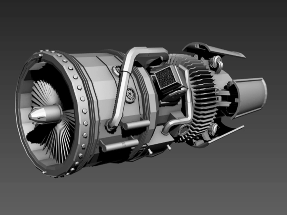 【3dmax建模】从box开始做一个涡轮引擎模型。_Alan安澜-站酷ZCOOL