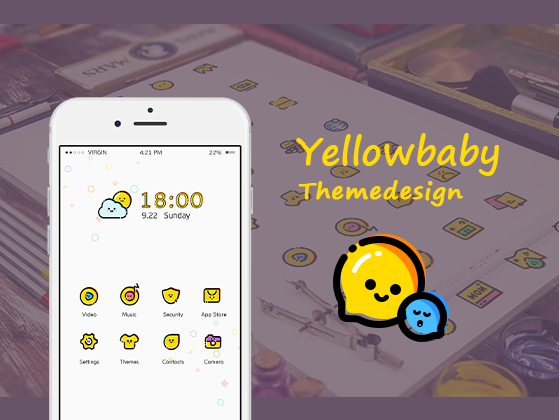 Yellow Baby主题设计_RyansDesign-站酷ZCOOL
