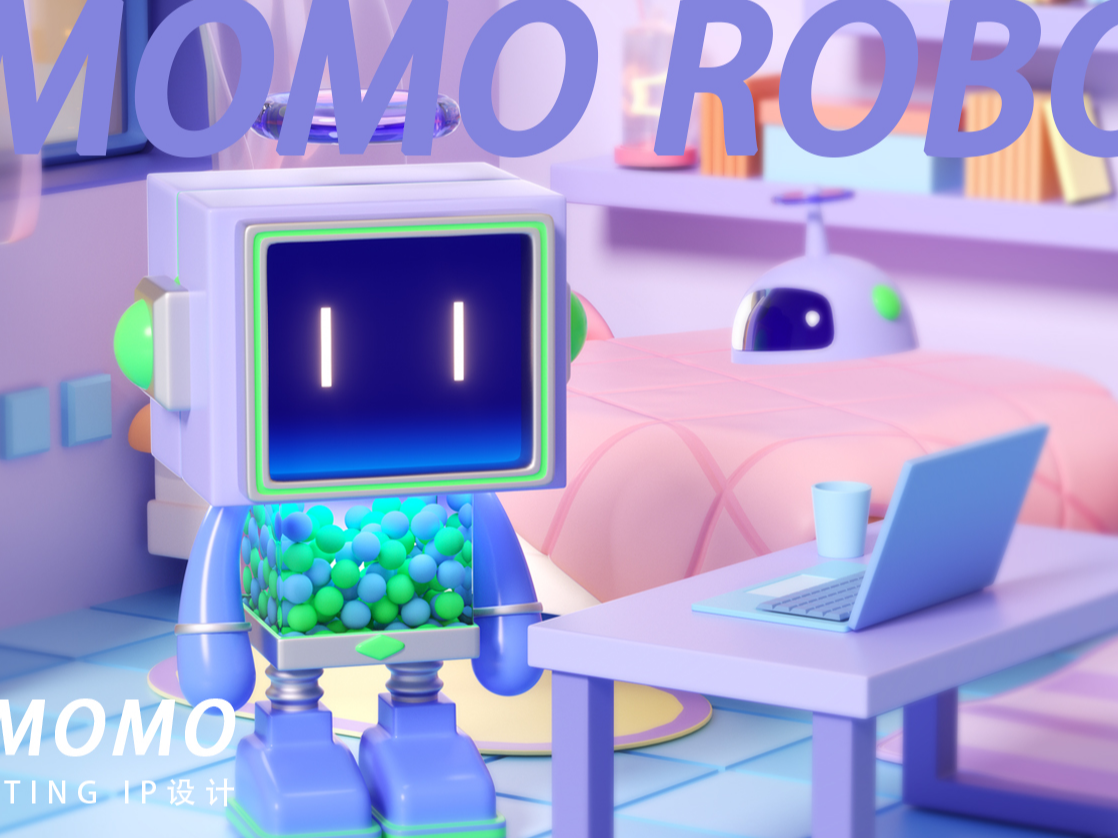 MOMO ROBOT | IP形象设计_哇哈7-站酷ZCOOL
