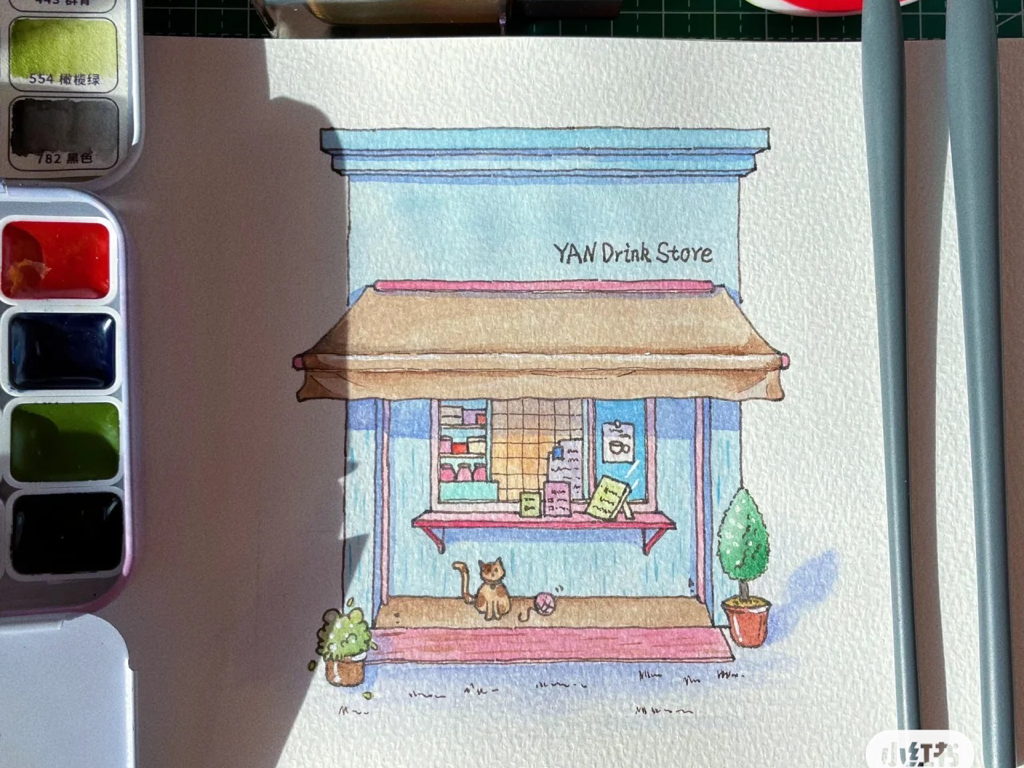 【手绘速写打卡】08_韩焰Yan-站酷ZCOOL