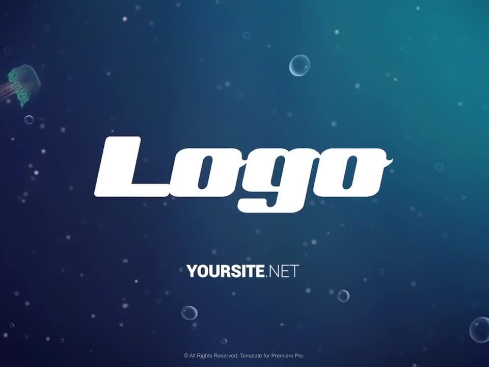 PR模板|湖水中LOGO动态动画标志演绎开场_猿文件网官方账号-站酷ZCOOL