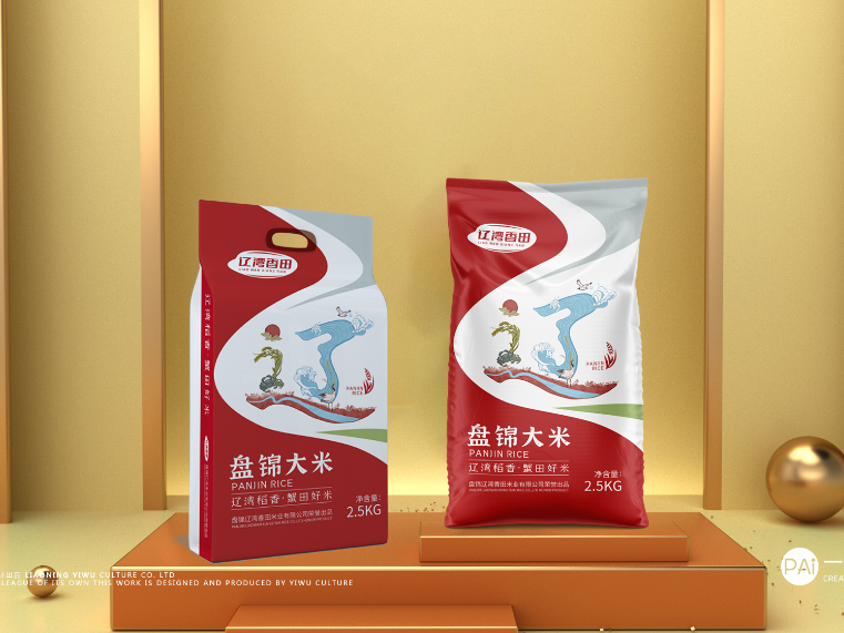 一pai文化 | 大米包装【辽湾香田】_一兀文化-站酷ZCOOL
