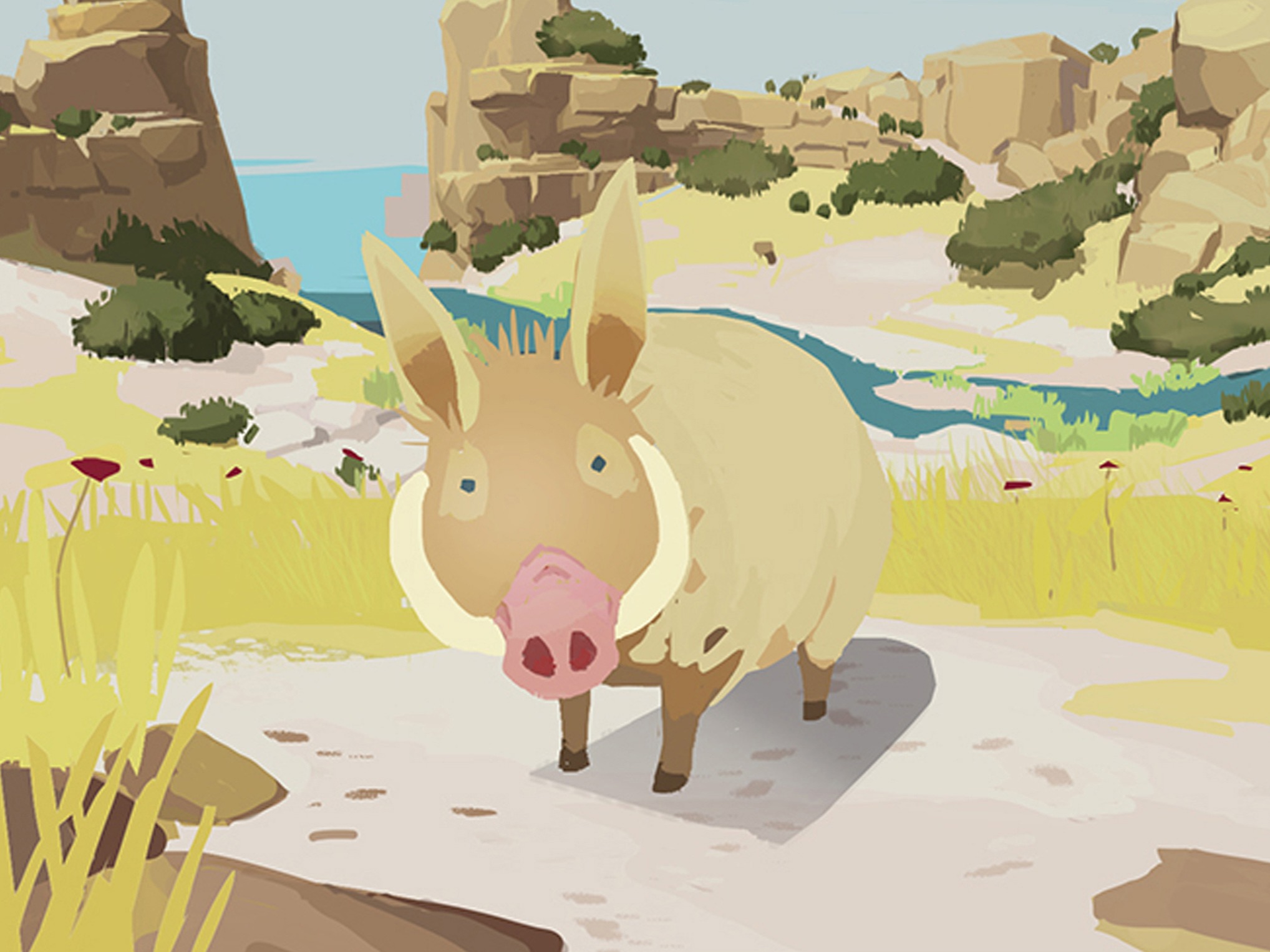 拯—雁甲（色块班——学生临摹作业）_雁甲CG艺术-站酷ZCOOL