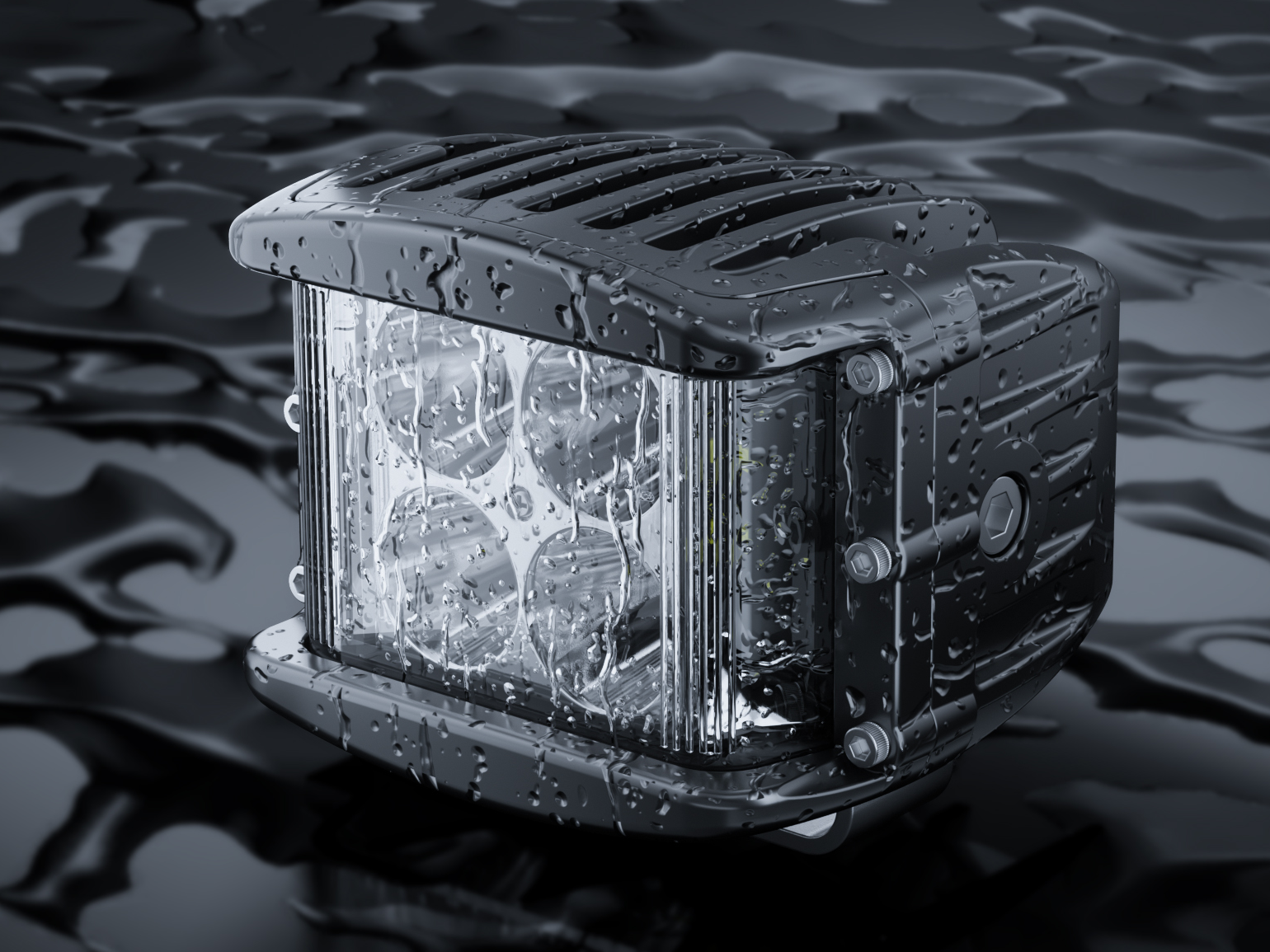 C4D | Octane产品渲染LED照明防水场景_ABEL_R-站酷ZCOOL