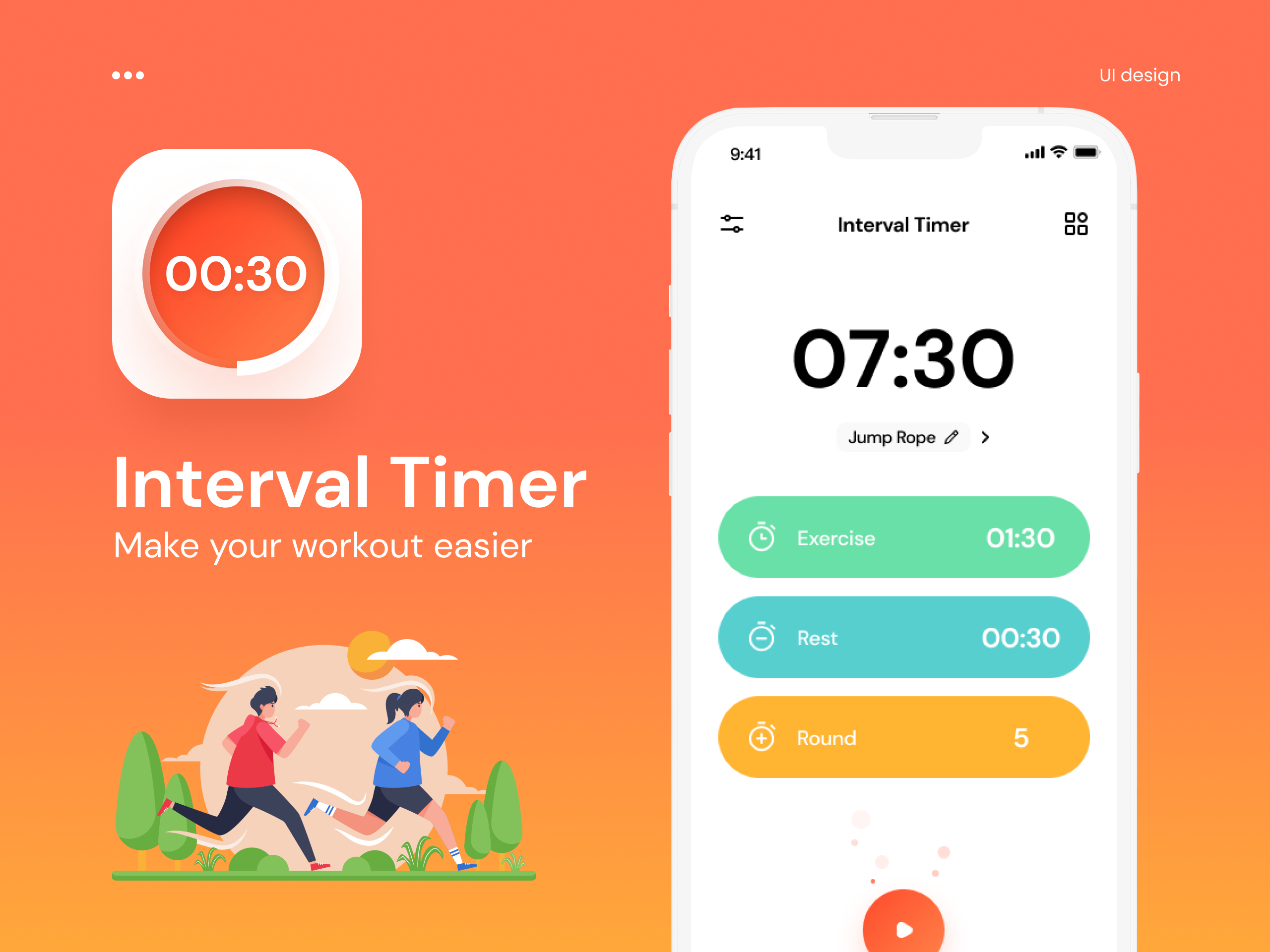 “Interval Timer”计时app_韦少卿-站酷ZCOOL