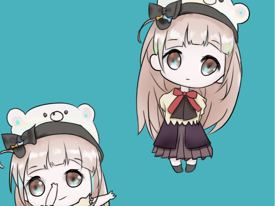 q版小女仆_小清爱摆-站酷ZCOOL