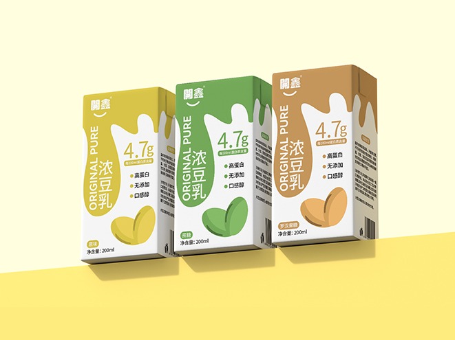 開鑫浓豆乳包装设计_孤独患者zxm-站酷ZCOOL