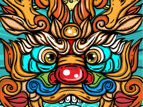 端午国潮插画_zw麒麟-站酷ZCOOL