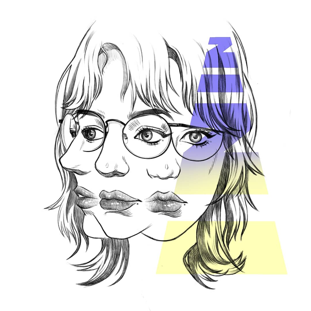 创意头像插画_hi_nini_hi-站酷ZCOOL