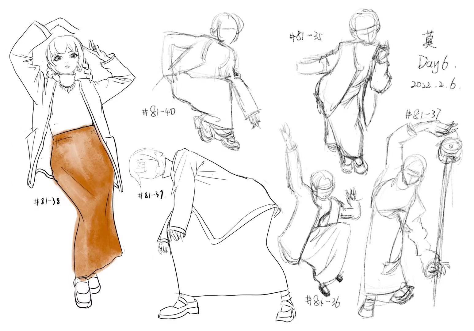 #速写60天挑战赛# day6@速写班长 _Z590663743-站酷ZCOOL