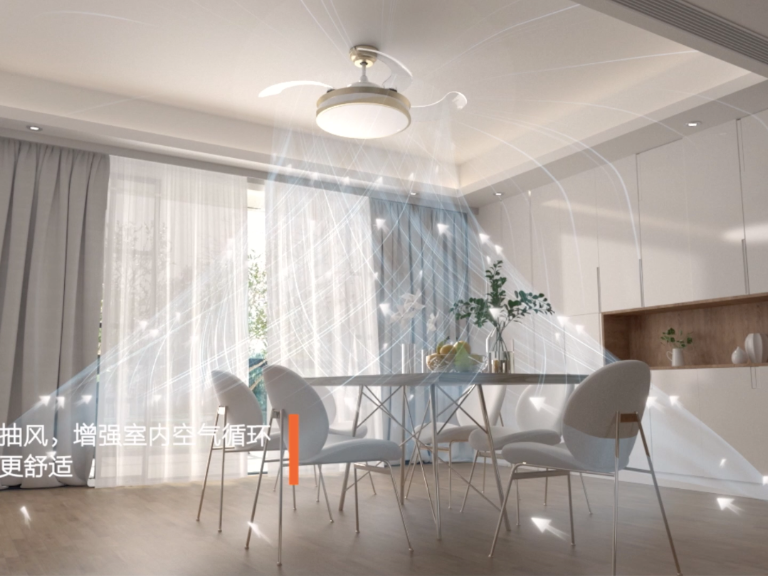 AUPU奥普风扇灯_微尘CG动画-站酷ZCOOL