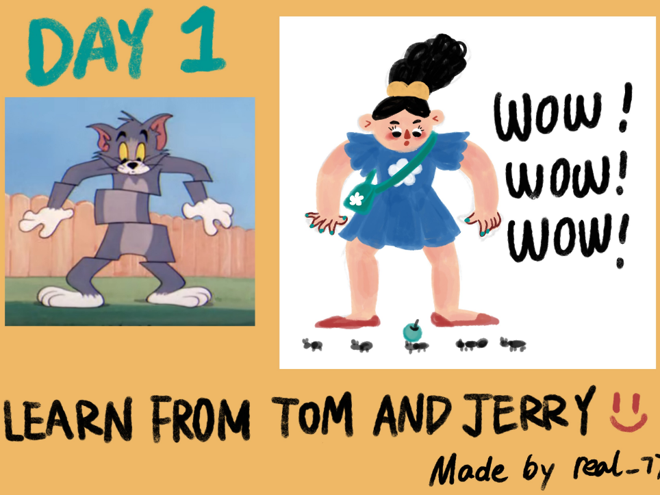 day1 learn from tom and jerry_Real_77-站酷ZCOOL