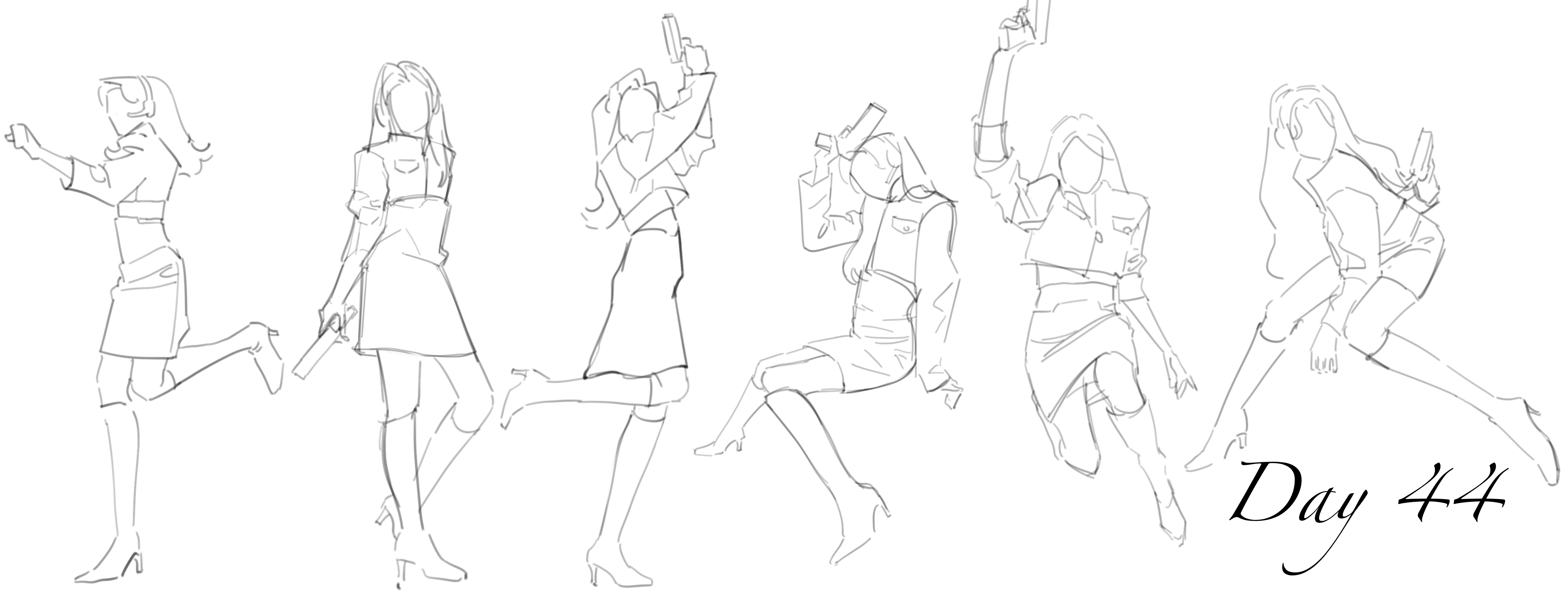 #速写60天挑战赛# day44@速写班长 _冬至常青-站酷ZCOOL