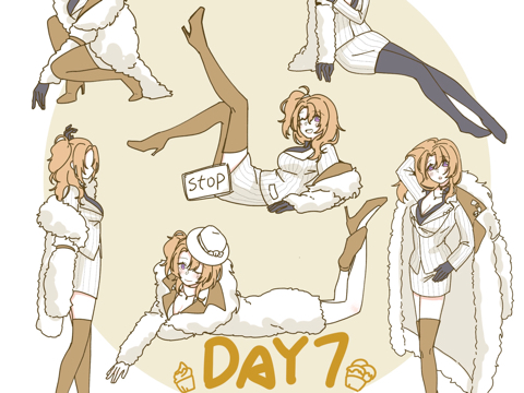 #速写60天挑战赛# Day7@速写班长 _树言yukikun-站酷ZCOOL