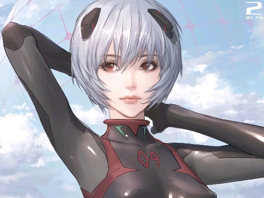 EVA 绫波丽同人_卷毛毛很卷-站酷ZCOOL