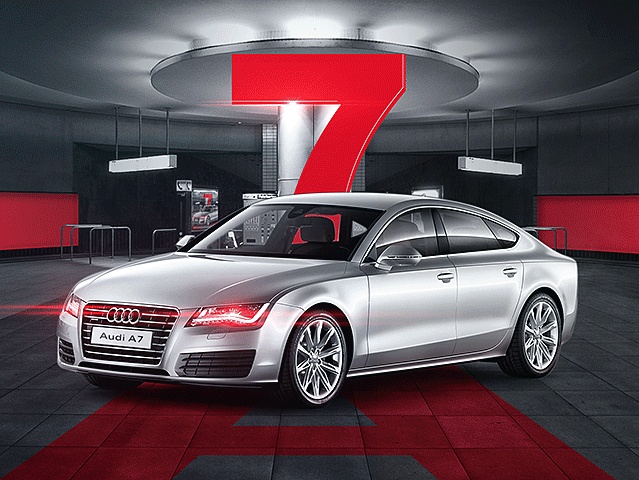 艺术优雅 型动A7 奥迪A7 出“7”制胜_EN伊恩Ian-站酷ZCOOL