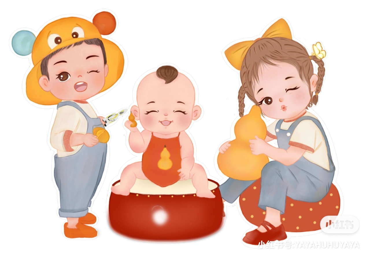 人类幼崽萌娃娃_YA妞YA仔小YAYA-站酷ZCOOL