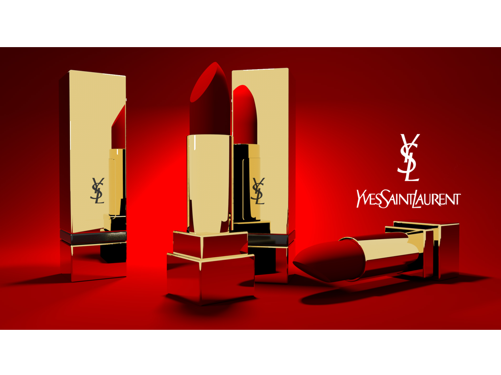 C4D X YSL_开水泡桔子-站酷ZCOOL