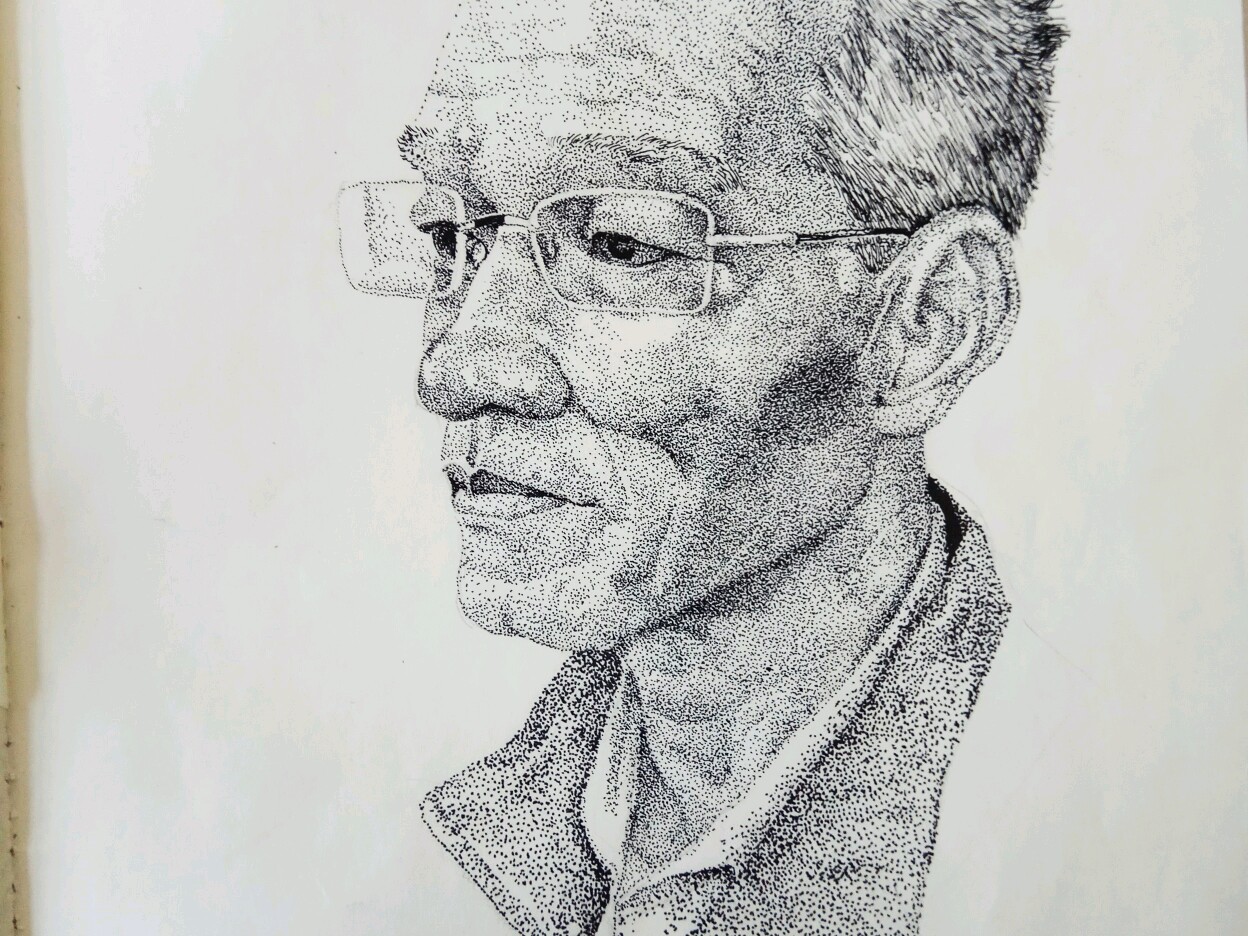 一组点绘的画_Fieryu-站酷ZCOOL