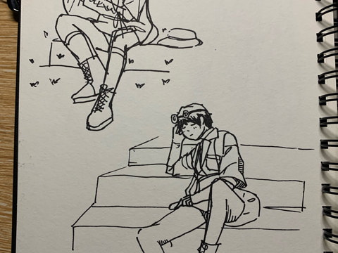 #速写60天挑战赛#DAY21@速写班长 _橙二橙二-站酷ZCOOL