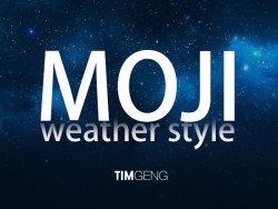 MOJI Weather Style_Timgeng-站酷ZCOOL