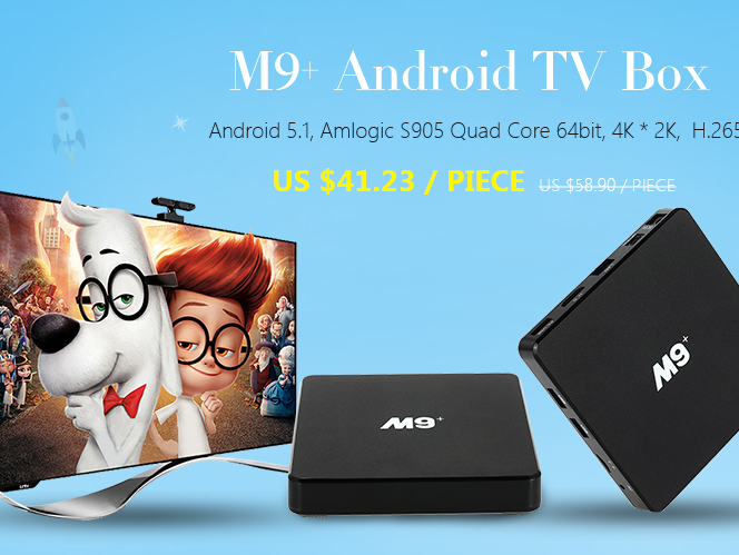 M9+ 电视盒子banner_LeoChoi-站酷ZCOOL