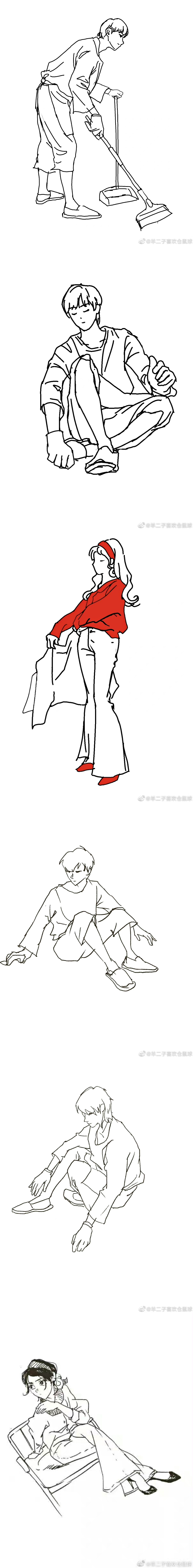 @速写班长#速写60天挑战赛#day14_羊二子喜欢仓鼠球-站酷ZCOOL