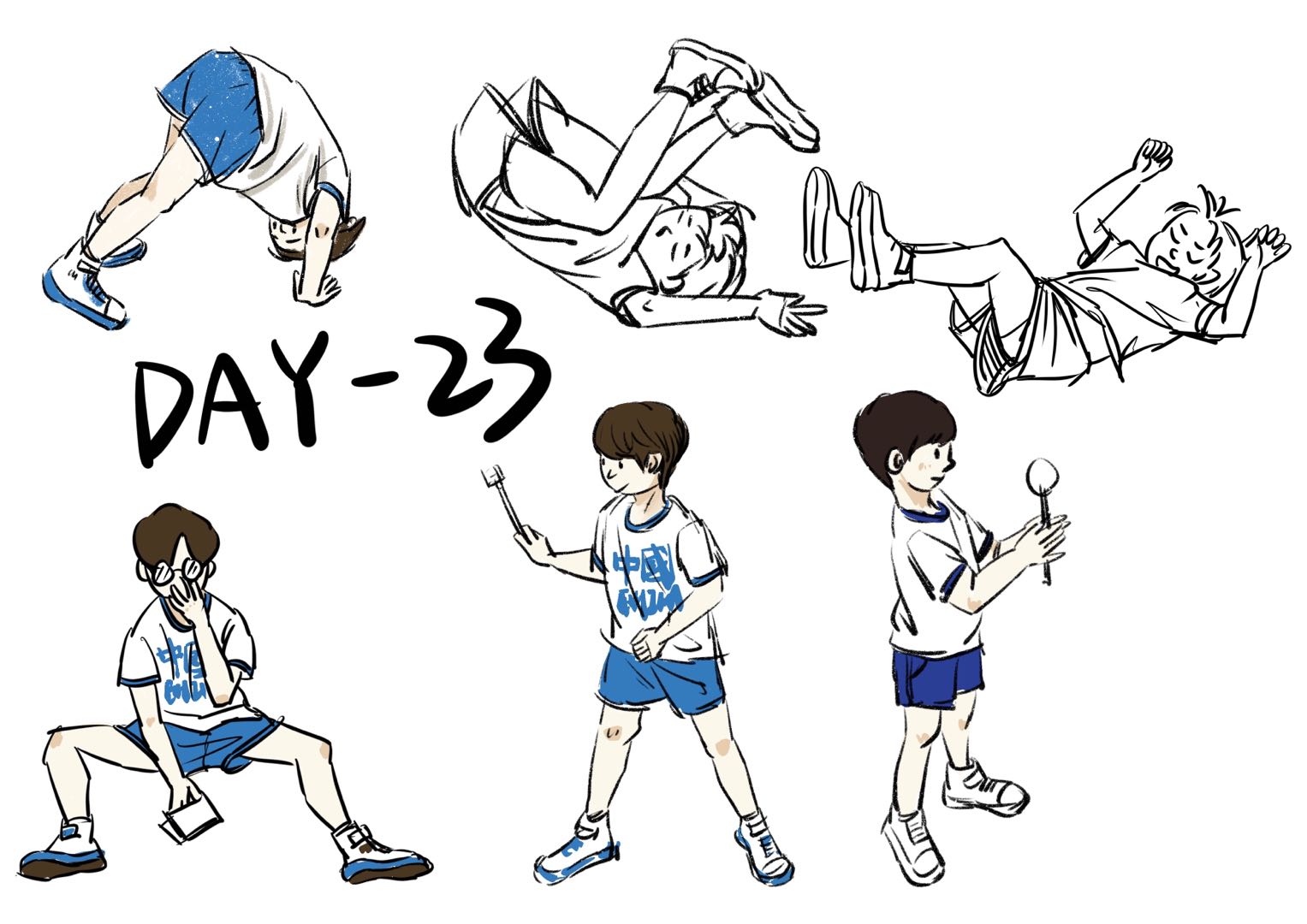 速写60天挑战赛 DAY23 @速写班长_印第安小揪揪-站酷ZCOOL