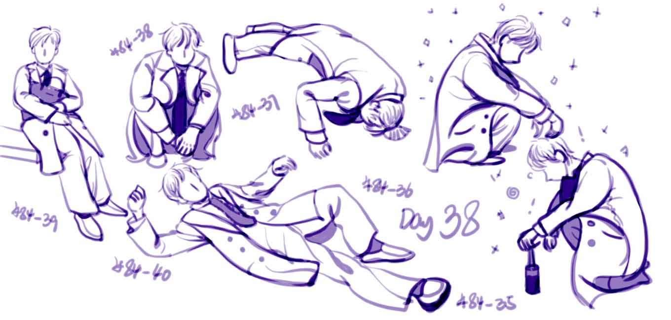 #速写60天挑战赛# @速写班长 Day38_MIAO喵C-站酷ZCOOL