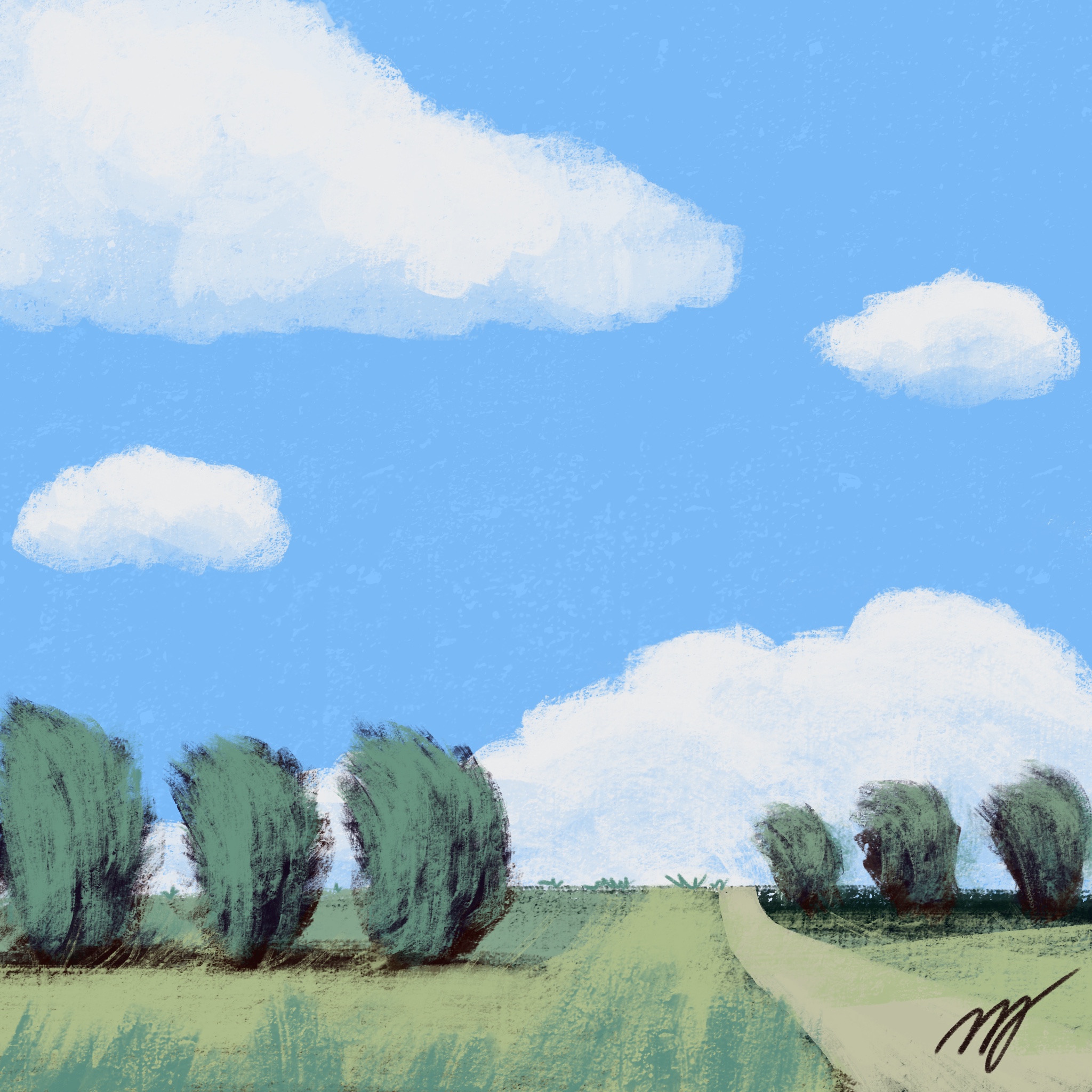 ipad/手绘/风景/插画_Dongxuyuan-站酷ZCOOL