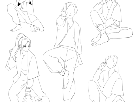 #速写60天挑战赛# day42@速写班长 _树言yukikun-站酷ZCOOL