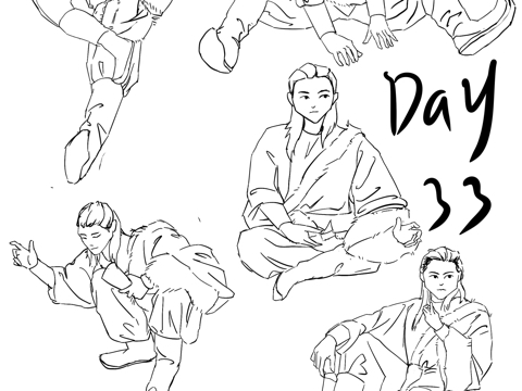 #速写60天挑战赛# day33@速写班长_帝懿歆-站酷ZCOOL