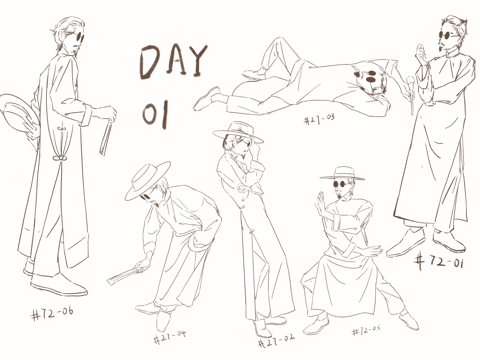 速写Day01_三格里瓦-站酷ZCOOL