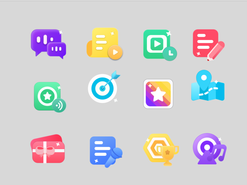 UI icon 图标练习_及至遇行-站酷ZCOOL