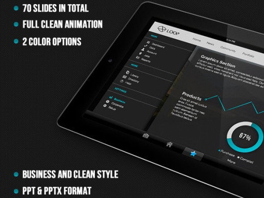 123循环演示通用PPT模板_演示设计铺-站酷ZCOOL
