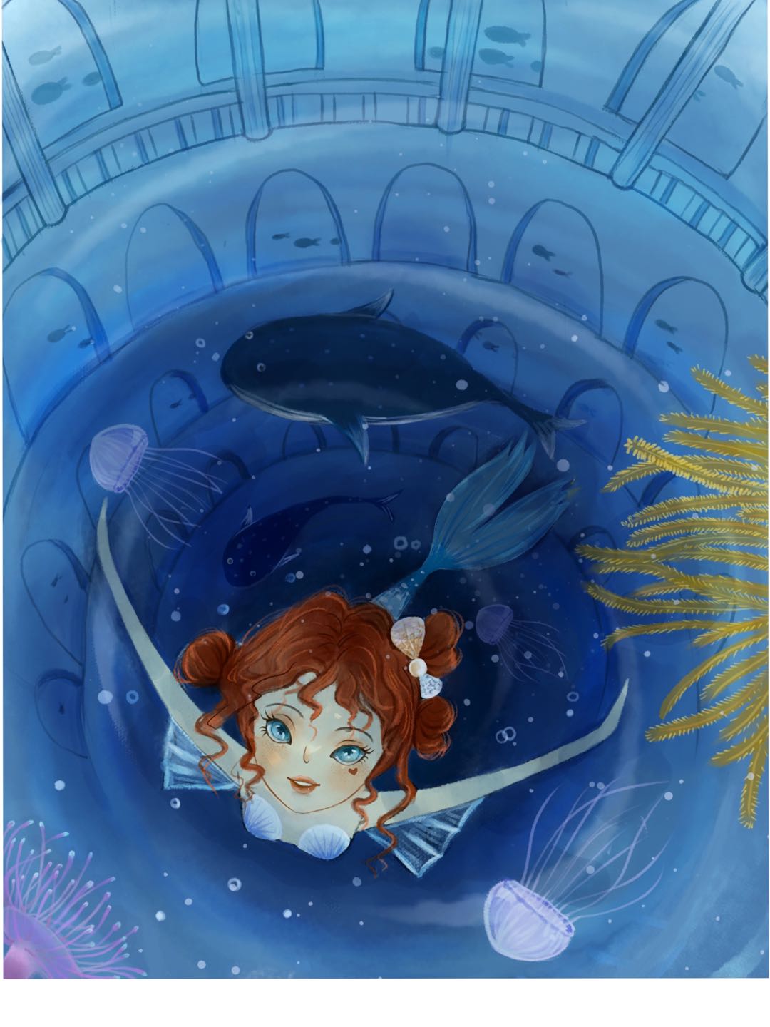 美人鱼_Lulu露露璐-站酷ZCOOL