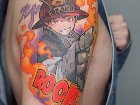 文身/纹身/炎炎消防队_LONG_KY-站酷ZCOOL