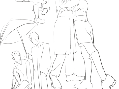 速写60天通知赛Day52@速写班长_Z236793155-站酷ZCOOL