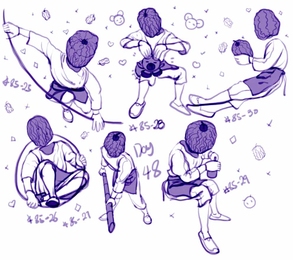 #速写60天挑战赛# @速写班长 Day48_MIAO喵C-站酷ZCOOL