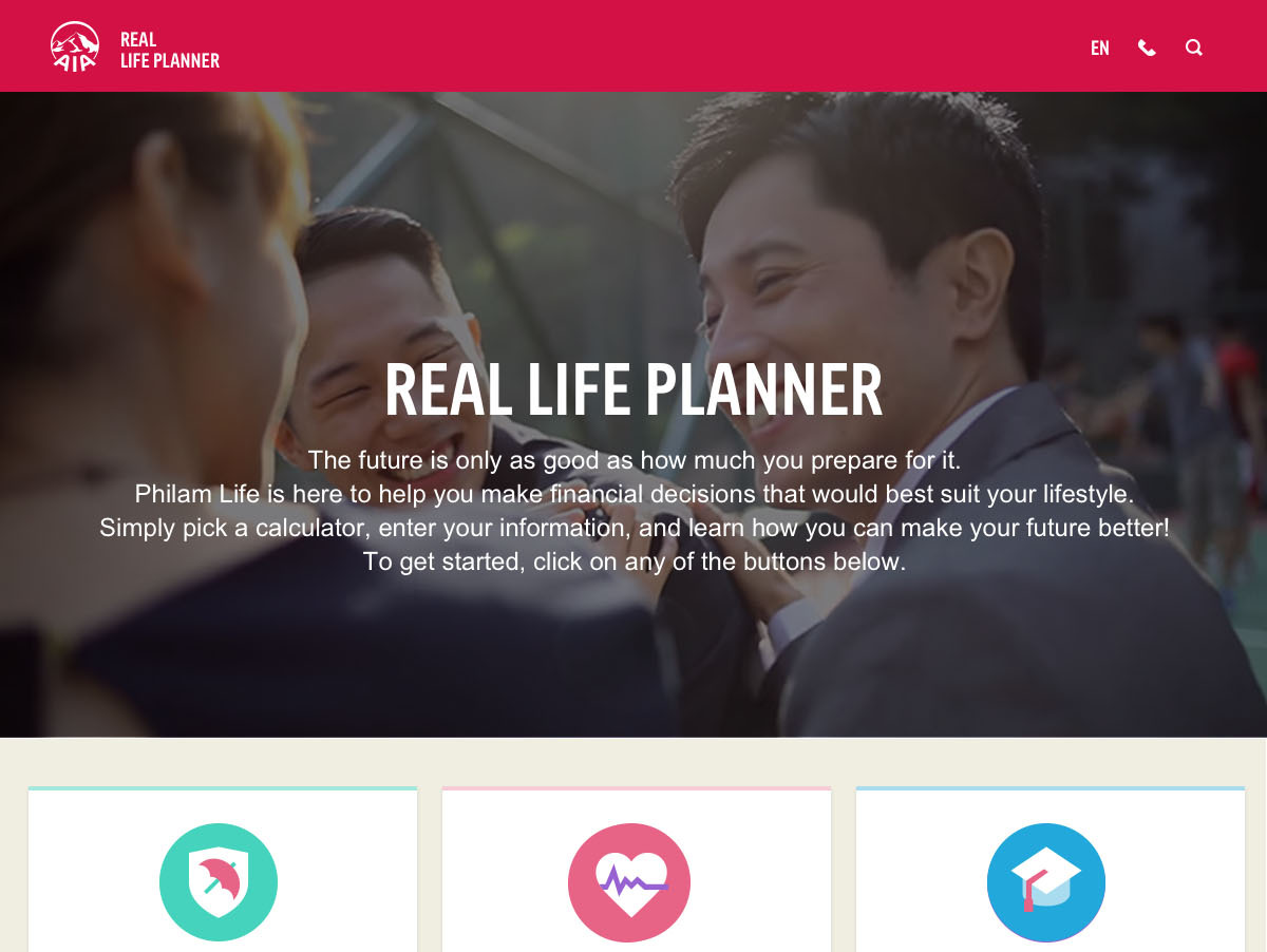 网页设计-AIA_lily腻腻-站酷ZCOOL