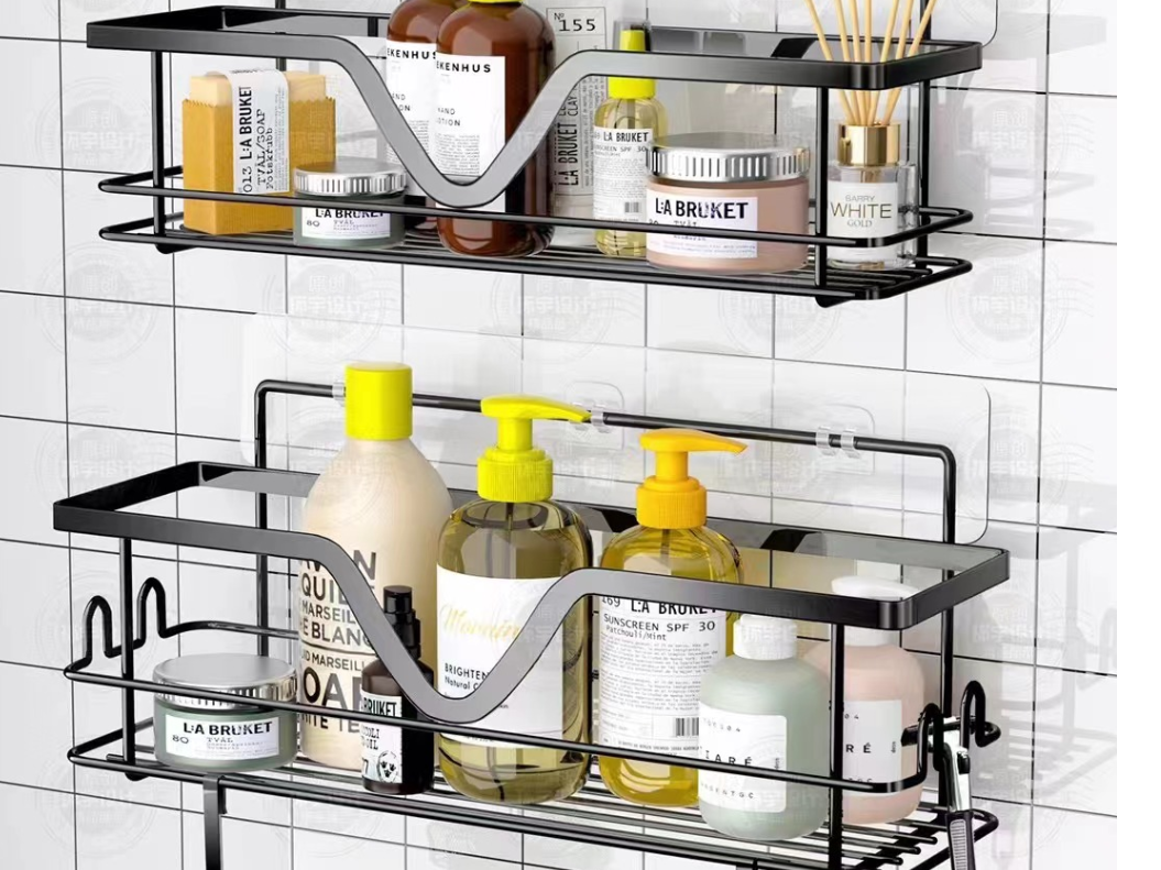 置物架收纳架卫浴架亚马逊收纳盒渲染图_irving86-站酷ZCOOL