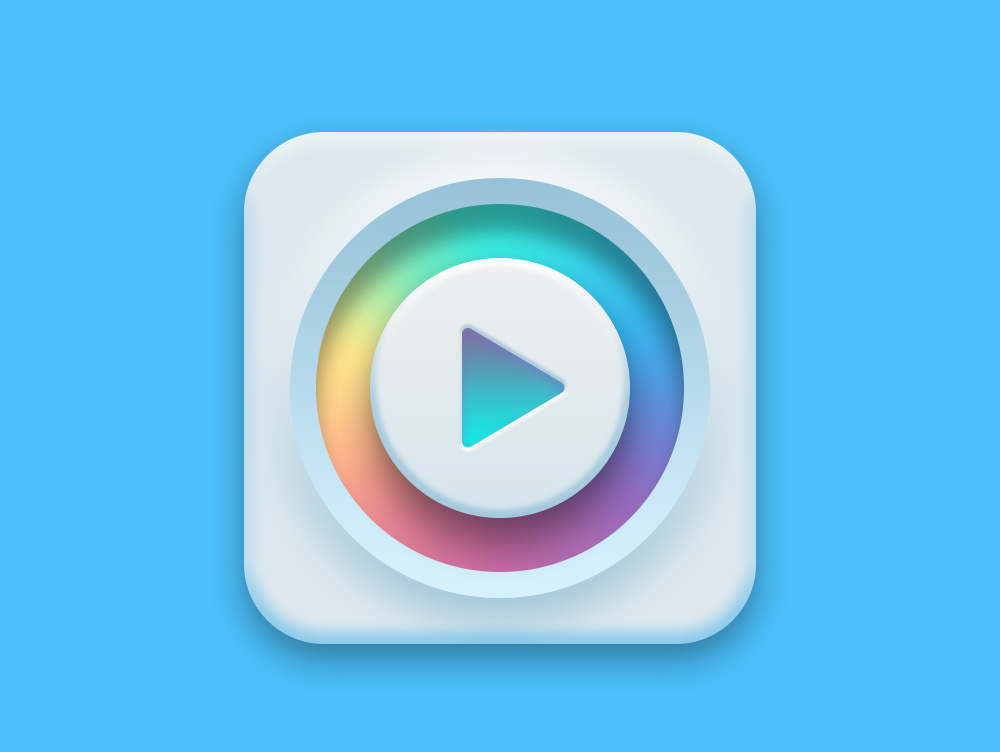 播放器图标练习_Divik_Wu-站酷ZCOOL