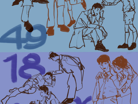 Day49/18 速写挑战11/12期_山林木之鸡-站酷ZCOOL