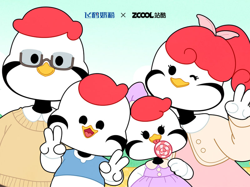 飞鹤一家_鱼丸001-站酷ZCOOL